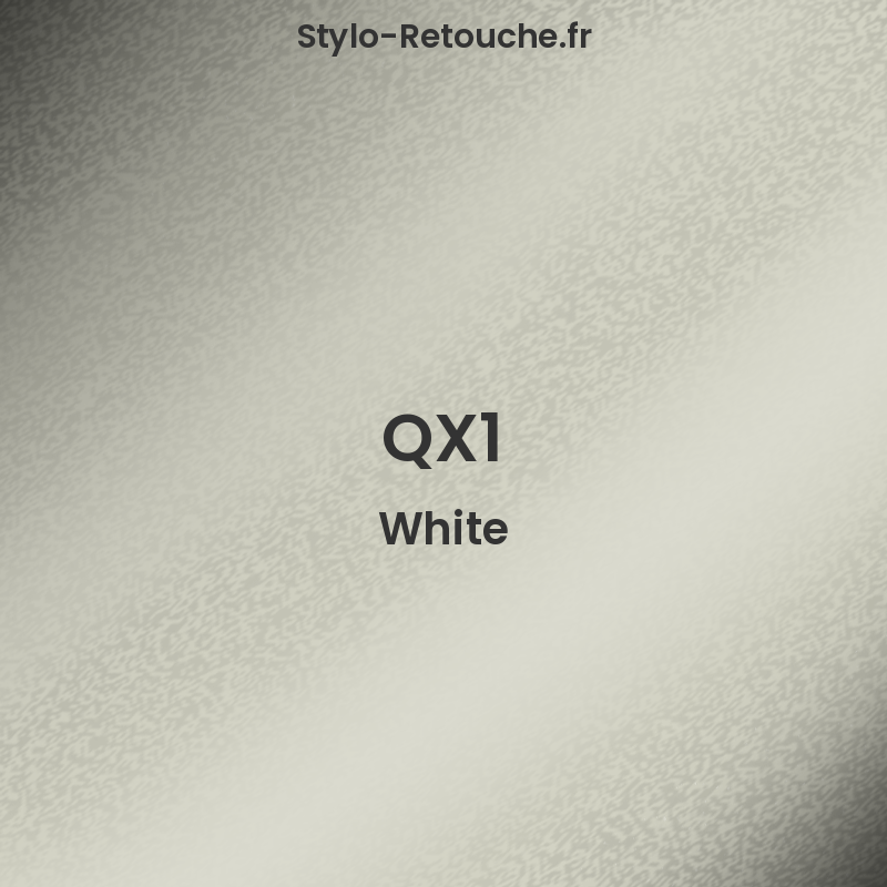 Stylo Retouche Dacia QX1 White - Stylo-Retouche.fr