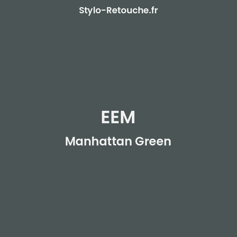 Stylo Retouche Citroen EEM Manhattan Green - Stylo-Retouche.fr