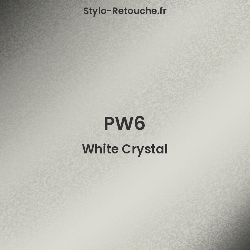 Stylo Retouche Hyundai PW6 White Crystal - Stylo-Retouche.fr
